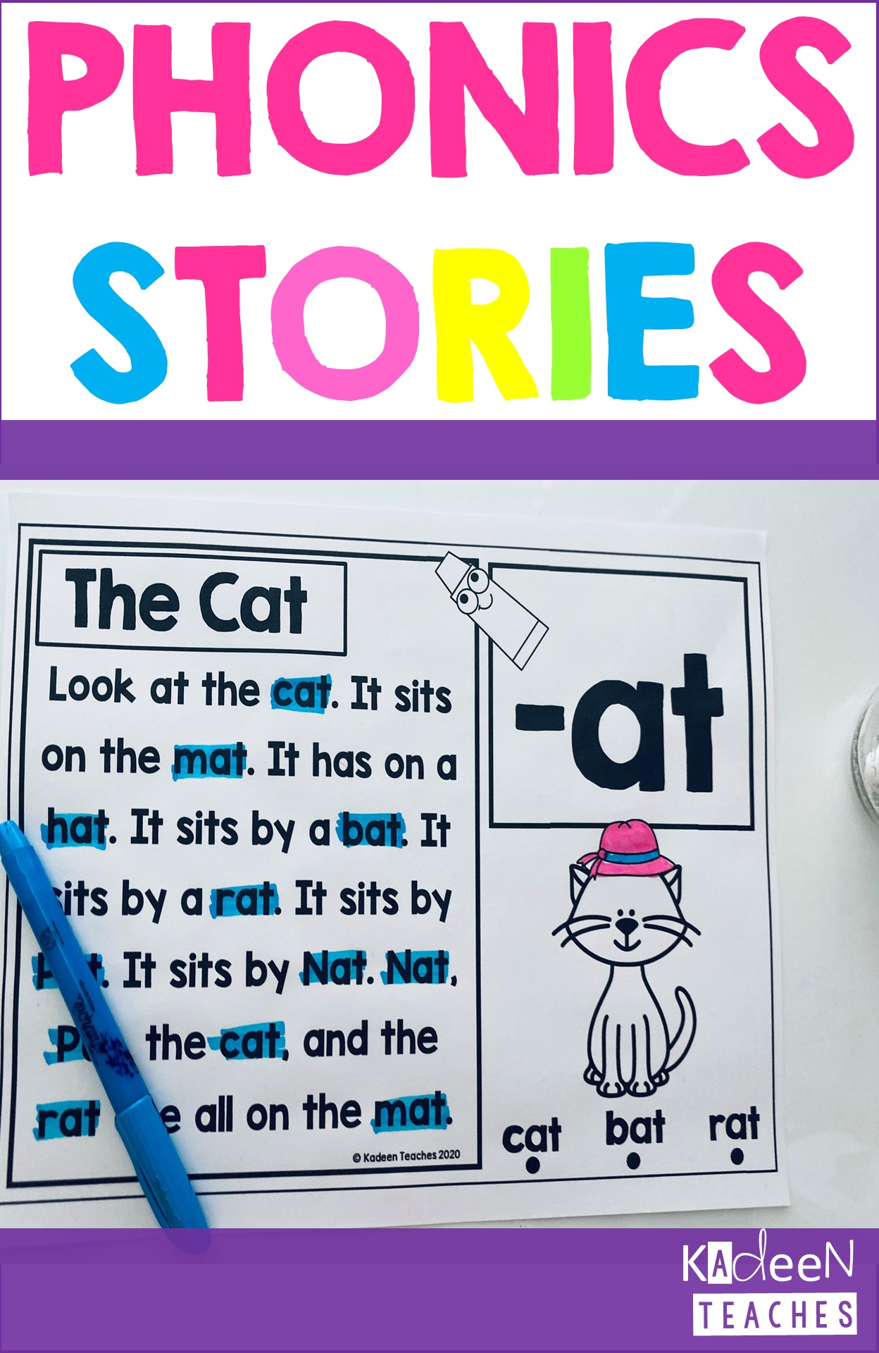 KT PHONICS READERS-CVC/SHORT VOWEL WORDS 2 – KadeenTeaches